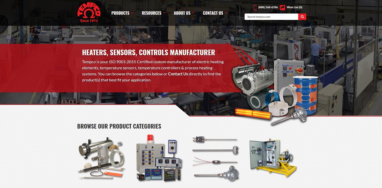 TEMPCO Electric Heater Corporation | Heating Elements